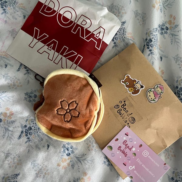 Japanese Gashapon Mini Food Trinket Beaded Keychains, Accessories, Cute ...