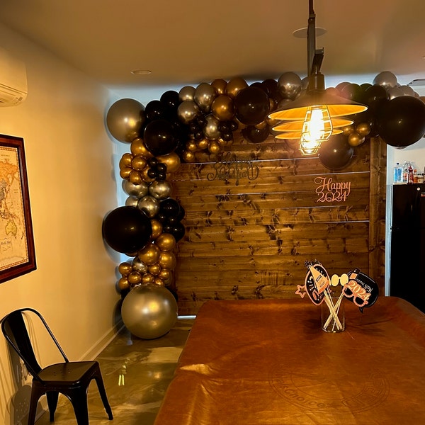 8ft Collapsible Wood Backdrop Plans | Photo Birthday Party Backdrop ...