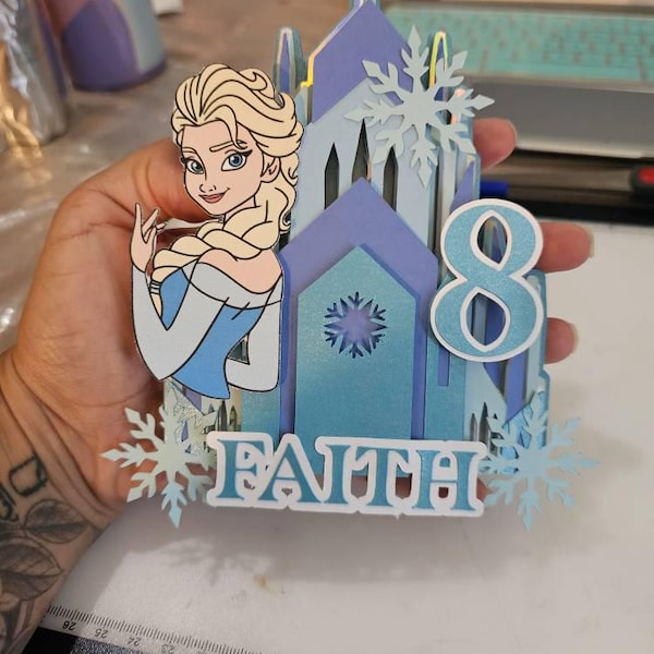 Frozen Castle SVG File for Cake Topper or Party Decorations | Arendelle ...