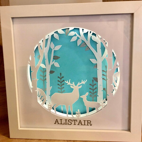 Cat Shadow Box, Layered Paper Art, Cat Lovers Gift - Etsy UK