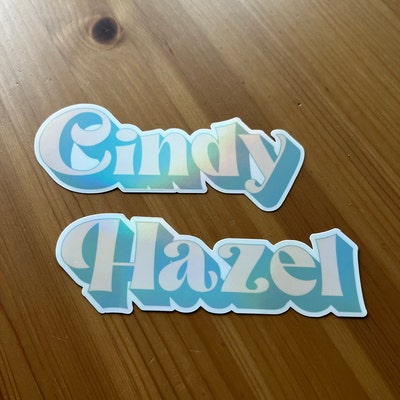 Layered Outline Custom Name Decal Name Vinyl - Etsy
