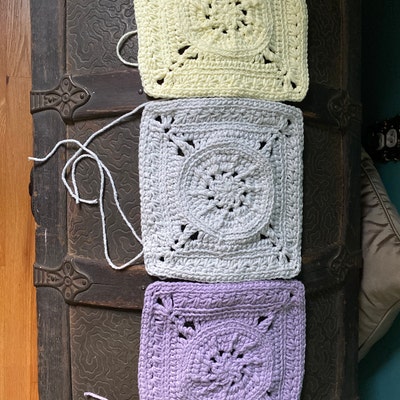 Crochet Pattern. Part 2 Heart in Bloom Square extension of - Etsy