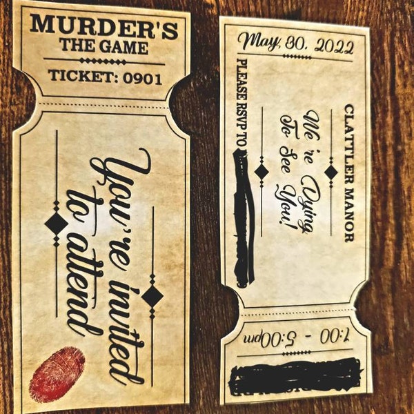 CREEPY CARNIVAL Ticket Invitation, Printable or Online Use Invite ...