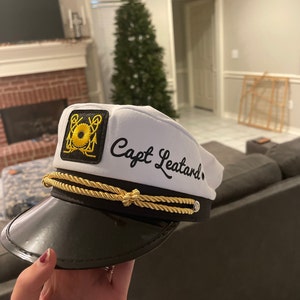 Nautical Captains Hat, Birthday Girl Captain Hat, Birthday Crew Sailor ...