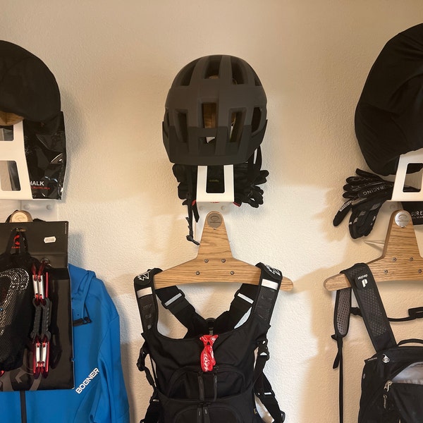 Helmet Rack Holder - Motorcycle Gear Rack Hanger - All-in-one Solution ...