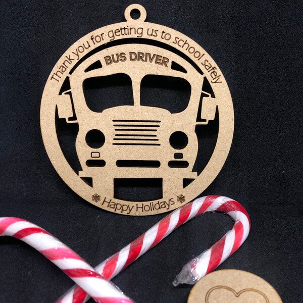 School Bus Driver Ornament SVG, Digital File Download, Bus Driver Gift ...