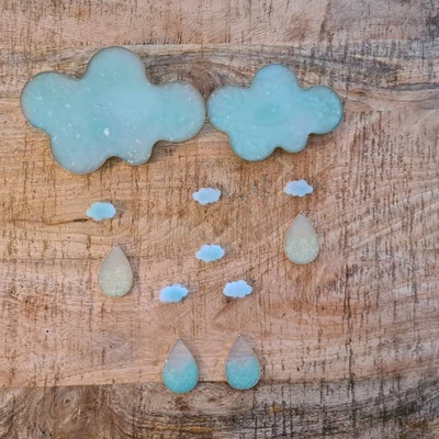 Silicon Resin Mold cloud Resin Silicone Mould Epoxy Resin Craft Mold ...