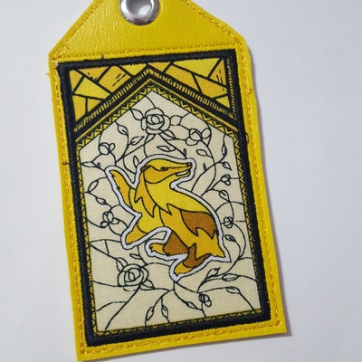 Applique Luggage Tag Embroidery Digital File, Instant Download, Machine ...