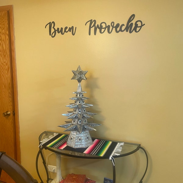 Buen Provecho Sign | Buen Provecho Metal Sign | Enjoy Your Meal | Homemade Mexican Style ...