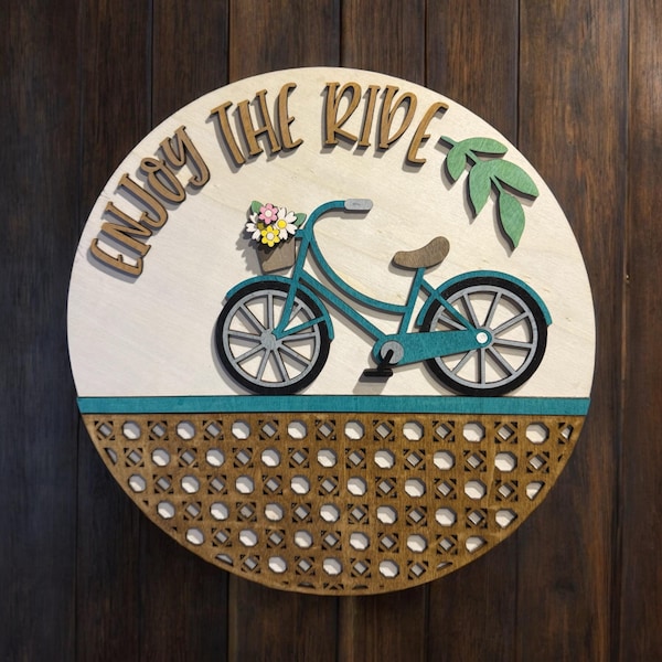 Barn Quilt Welcome Sign SVG, Quilt Star Door Hanger SVG, Boho Round ...