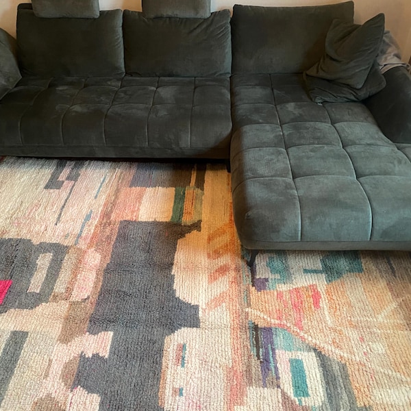 Moroccan Rug, Berber Rug, 6x9 FT, Colorful Area Rug. - Etsy