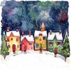 Cute Christmas Mice Clipart Watercolor Digital Paper Bundle 12 PNG ...