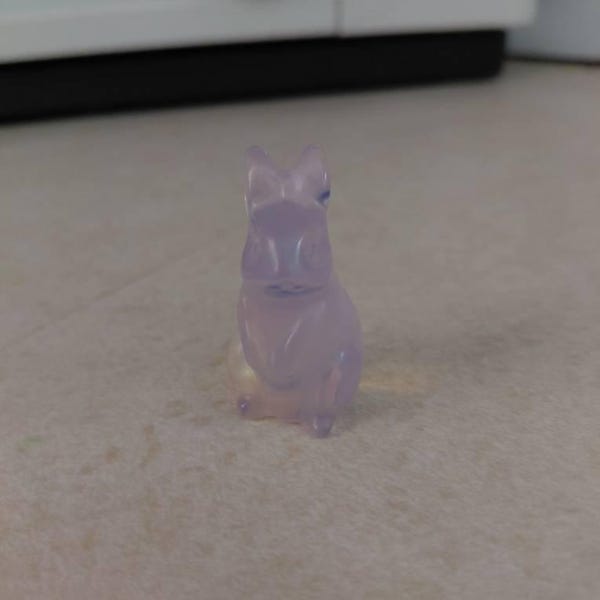 1.5 Inches Crystal Rabbit Carving Small Gemstone Bunny Hand Carved Gift ...