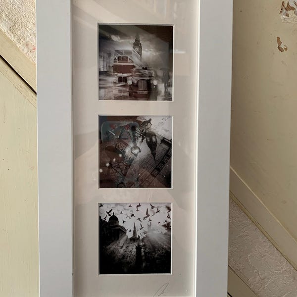 Panoramic Sizes Picture Frames Photo Frames Black White Oak - Etsy UK