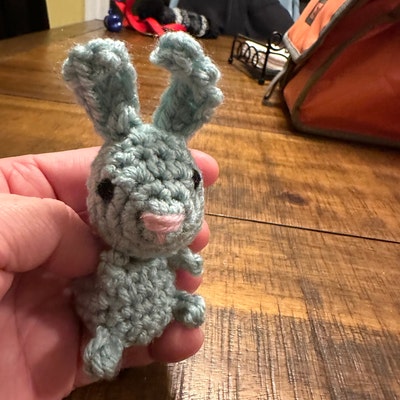 Crochet PATTERN Bunny Keychain, Amigurumi Tutorial PDF in English - Etsy
