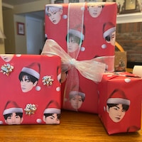 Stray Kids Christmas Wrapping Paper Stray Kidsxmas Gift Wrap - Etsy