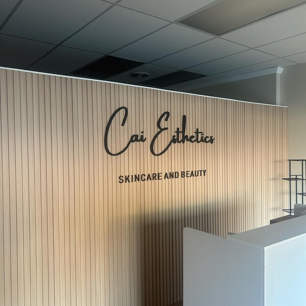 Metal Sign for Wall, Custom Laser Cut Stainless Stell Sign, Logo Sign ...