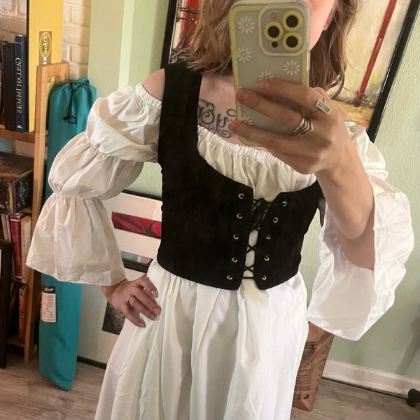 Black Velvet Corset Bodice, Tapestry Fabric Victorian Gothic Corset ...