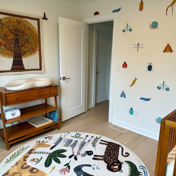 Bug Wall Decals - Insect Wall Art, Nursery Decor, Kids Room Decal ...