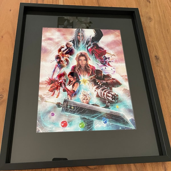 Final Fantasy VII Remake - Limited Edition Fine Art Print -FF7 Poster ...