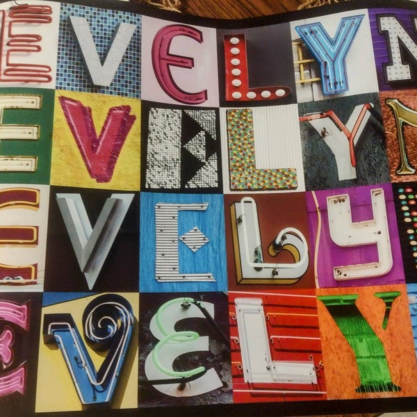 Buy Personalized Poster Featuring LEA Showcased in Photos of Sign ...