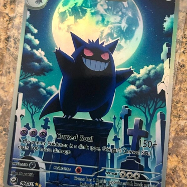 Shadow the Hedgehog Pokemon Custom Card Holographic - Etsy