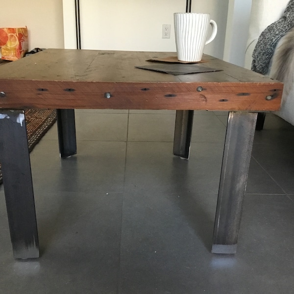 Angle Iron Table Legs - Steel Furniture Feet, Set of 4 - Etsy