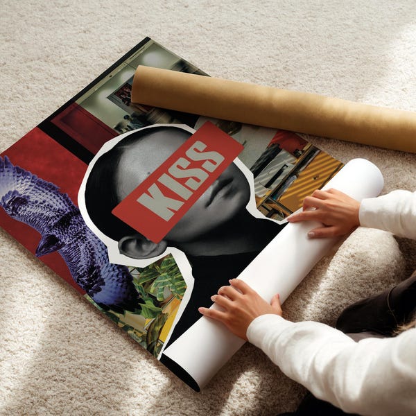 Poster Mockup With Person, Rolled Up: Unrolling Rolling, Detailed ...