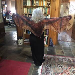 Bat Wings Dragon Demon Cape Halloween Costume Adult Goth Fairy Cape ...