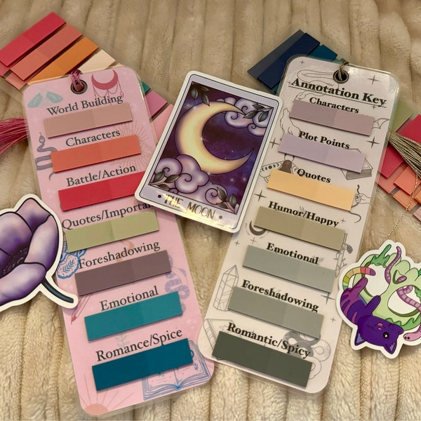 Bookish Annotating Bookmark Kit, Book Annotating Supplies, Popular ...