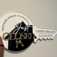 Just Closed House Sign, House Sign With LOGO, Sold Sign for Realtor ...