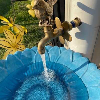 Tap Brass Bird Vintage Style Faucet Spigot Decor Garden Home Outdoo - Etsy