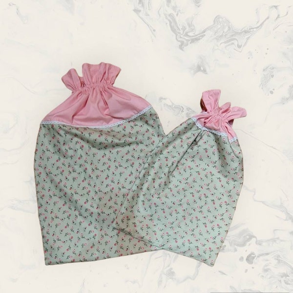 Classic Laundry Bag PDF Sewing Pattern; Large Drawstring Bag ...