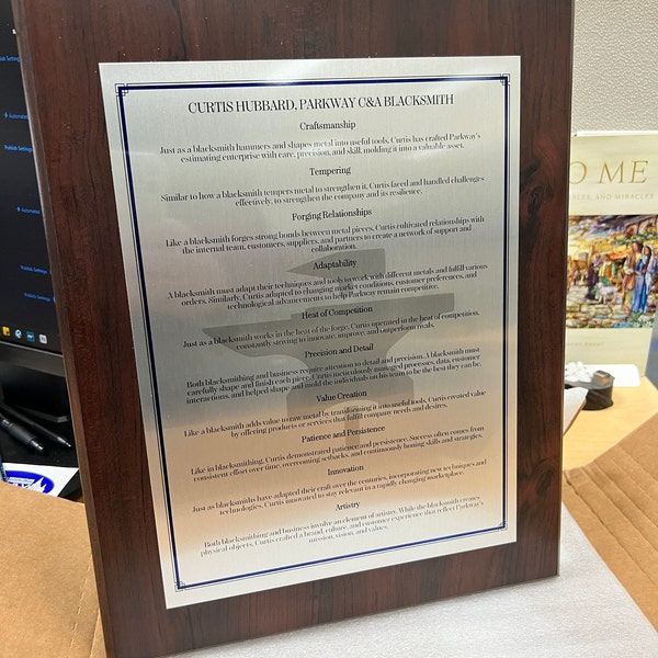 Personalized Newspaper Plaque - Simply Provide the Article and Optional ...