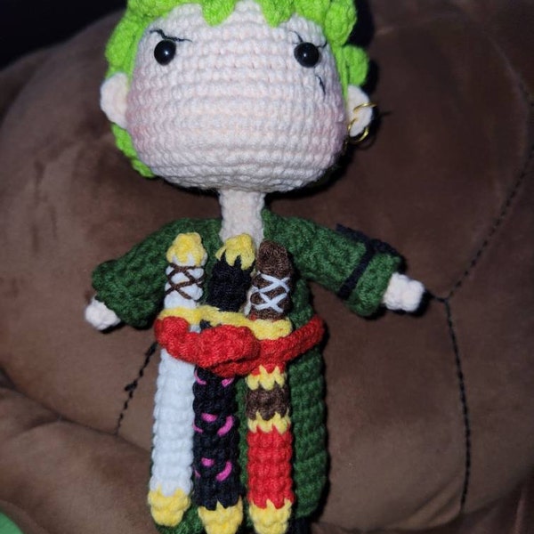 Amigurumi Nico Robin, Crochet Nico Robin, Crochet Robin, Handmade Gift ...