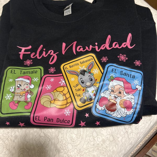 Feliz Navidad Christmas Sweatshirt & Hoodie, Mexican Christmas Sweater ...
