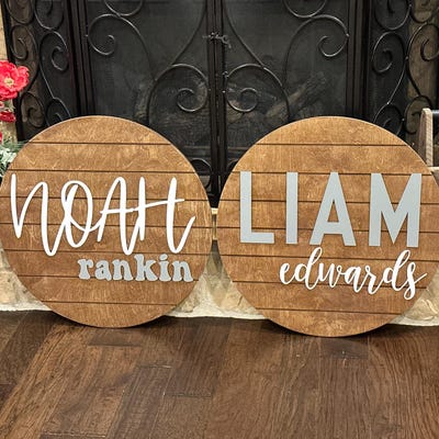 Large Wood Name Sign, Nursery Name Sign, Girl Name Sign, Above Crib ...