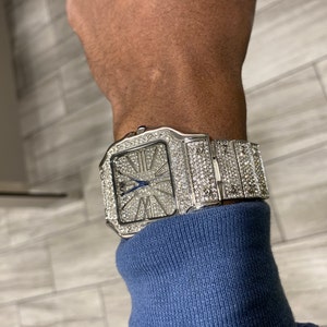 Hip Hop Iced Out Watch - Etsy