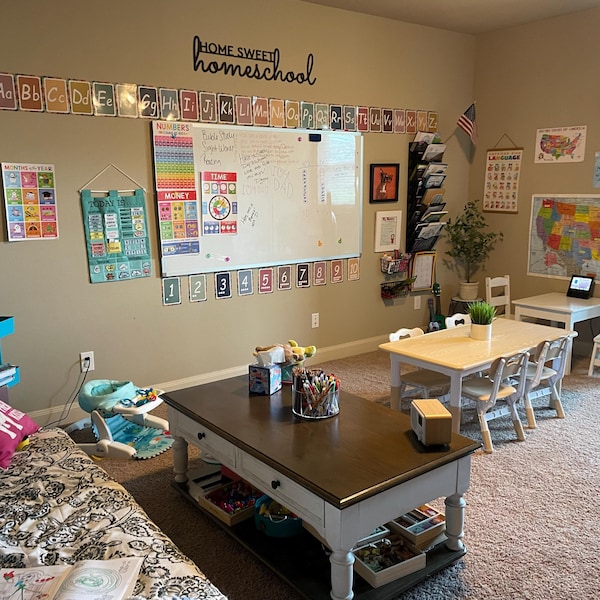 Home Sweet Homeschool, Homeschool Room Decor, Homeschool Decor ...