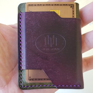 The Commander. A Handmade Leather Bi-fold Wallet With a - Etsy