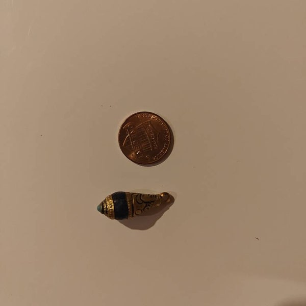 Capped Gemstone Locket Pendant: Nepali Stone Charm With Silver or Brass ...