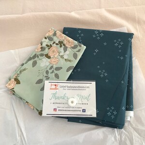 200 Thread Count Fabric Deco Stitch Blue Mineral Art Gallery | Etsy