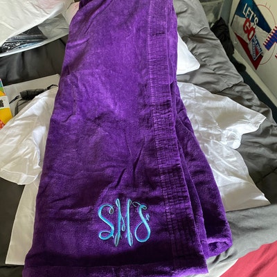Monogrammed Terry Spa Wrap-bridesmaid Gift-graduation Gift-bachelorette ...