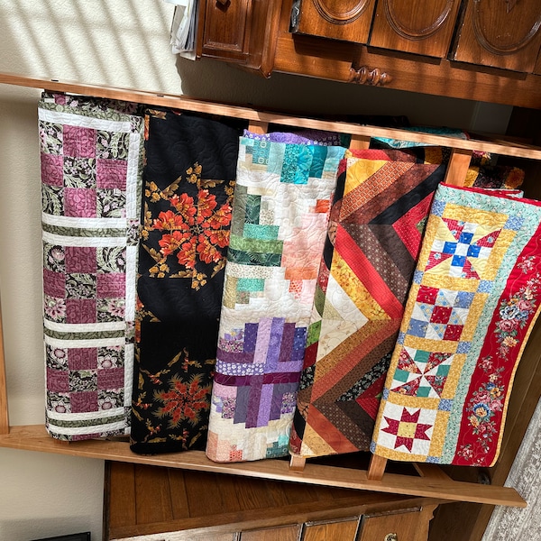 Quilt Ladder Rack Display Freestanding 66" Tall - Etsy