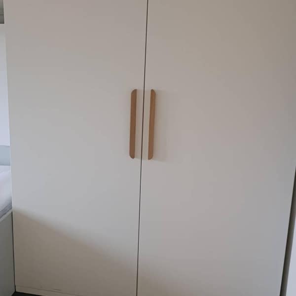 Drawer Pulls From Solid FSC Oak Wood - Kitchen Pull, Ikea Handle ...