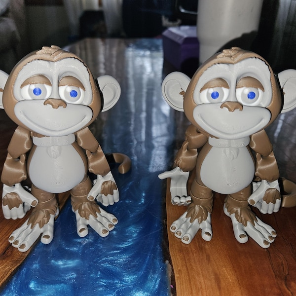 Flexi Factory Monkey, Banana and Tree With 3MF Files Included! - Etsy