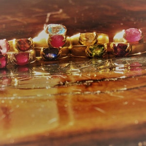 Hand Ruby Silver Ring Solid Silver 925K Sterling Silver Five Fingers ...