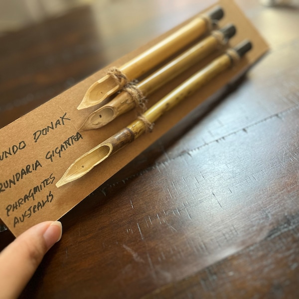 Reed Pens Master3 Phragmites Australis, Arundo Donax, and Bamboo ...
