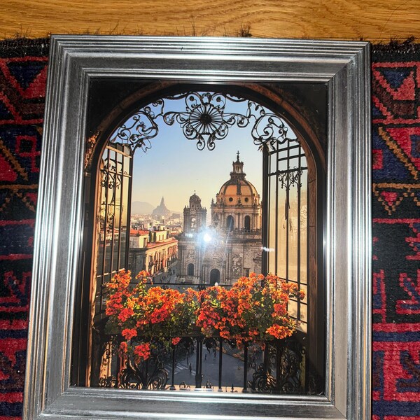 German Storybook Village Art Print, Rustic Naive Folk Art, Whimsical ...