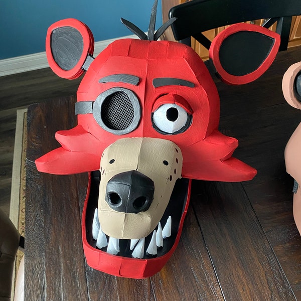 Fox Mascot Head Foam Pattern - Etsy